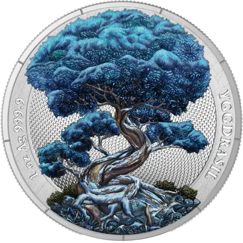 2025 1 oz Mythical Forest: Yggdrasil Winter Silver Coin - George's ...